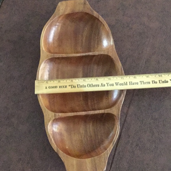 Leilani | Kitchen | Vintage Genuine Monkey Pod Wood Handcrafted Serving ...